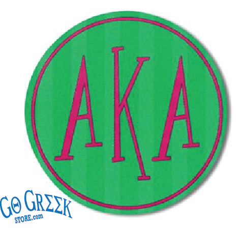 Alpha Kappa Alpha Bumper Sticker – Go Greek Store